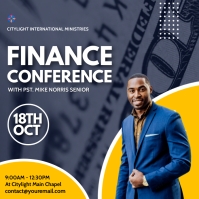 finance conference church flyer template | PosterMyWall