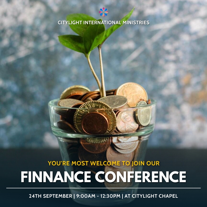 finance conference church flyer template | PosterMyWall