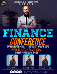 finance conference Template | PosterMyWall