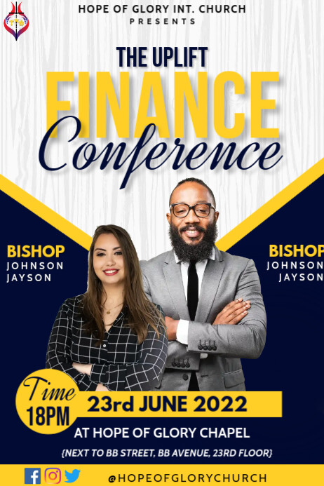 Finance Conference Template | PosterMyWall