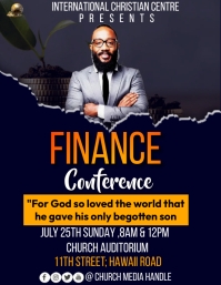 finance conference Template | PosterMyWall