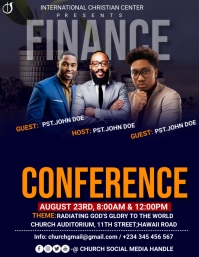 finance conference Template | PosterMyWall