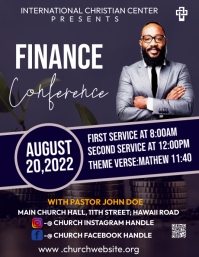 finance conference Template | PosterMyWall