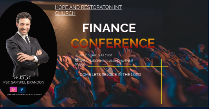 FINANCE CONFERENCE Template | PosterMyWall