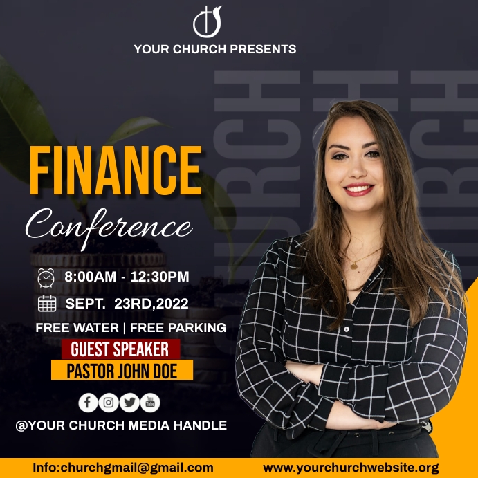 finance conference Template | PosterMyWall