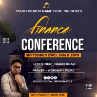finance conference Template | PosterMyWall