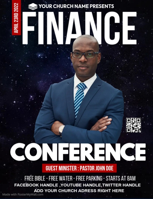 finance conference Template | PosterMyWall