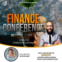 finance conference Template | PosterMyWall