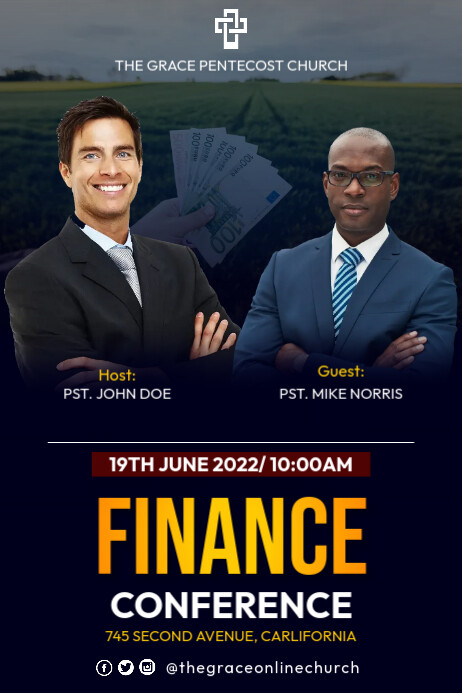 finance conference Template | PosterMyWall