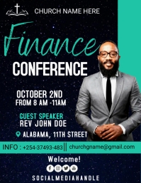 finance conference Template | PosterMyWall
