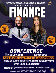 finance conference Template | PosterMyWall