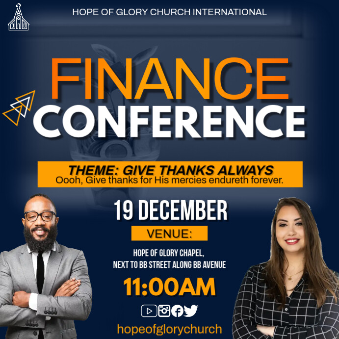 Copy of Finance Conference | PosterMyWall