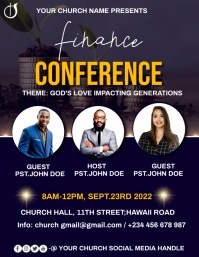 finance conference Template | PosterMyWall