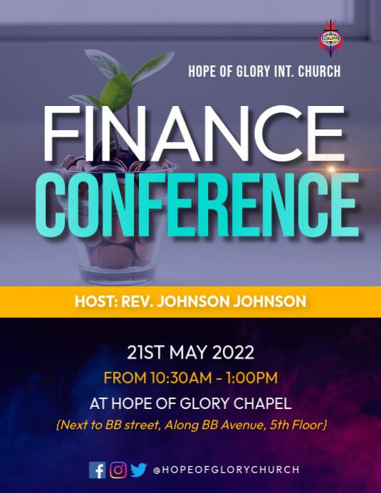 Copy of Finance conference | PosterMyWall