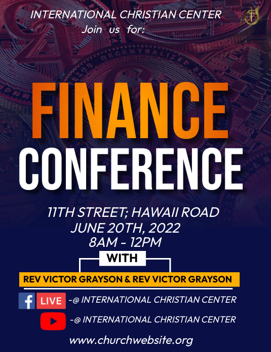 finance conference Template | PosterMyWall