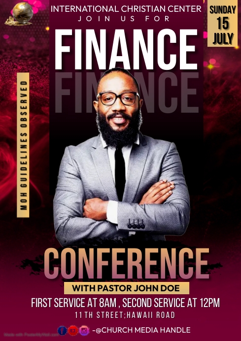 finance conference Template | PosterMyWall