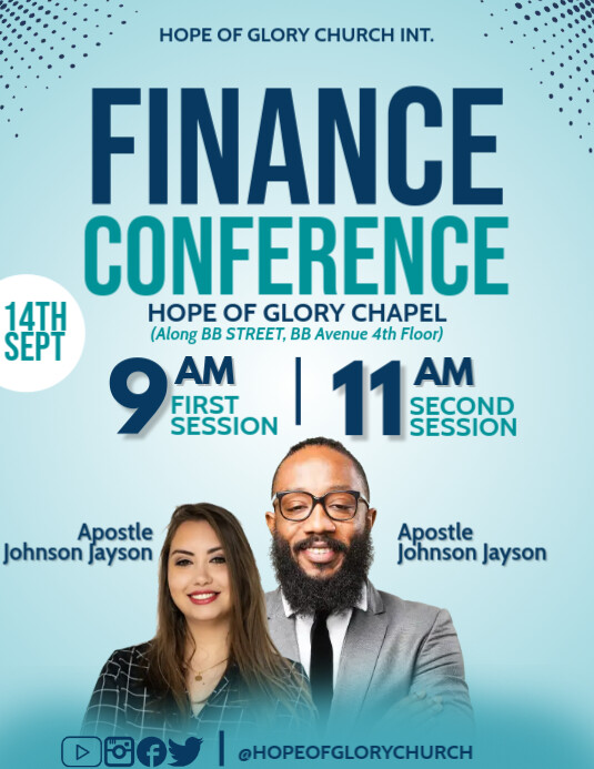 Finance Conference Template | PosterMyWall