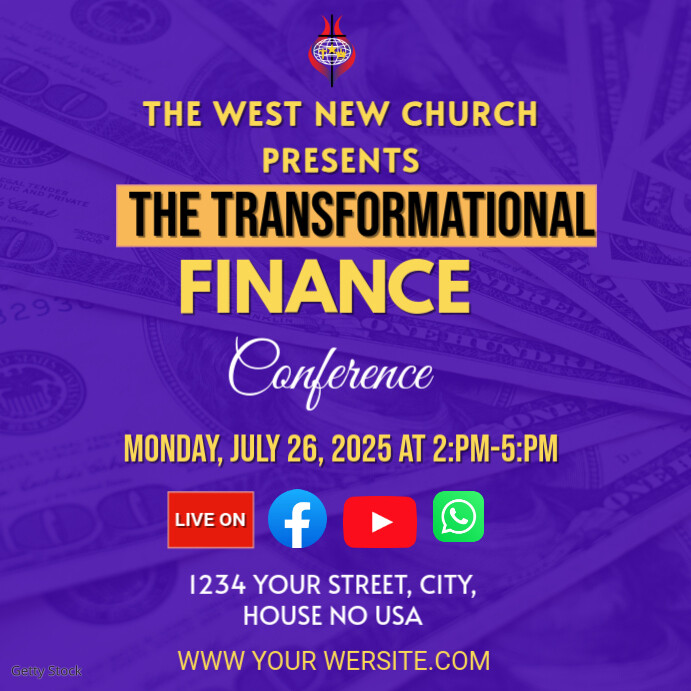 finance conference flyer template | PosterMyWall