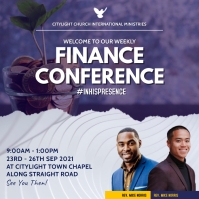 finance conference flyer template | PosterMyWall