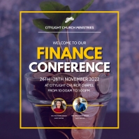 finance conference flyer template | PosterMyWall