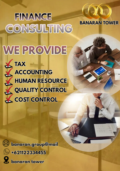 Finance Consulting Template | PosterMyWall
