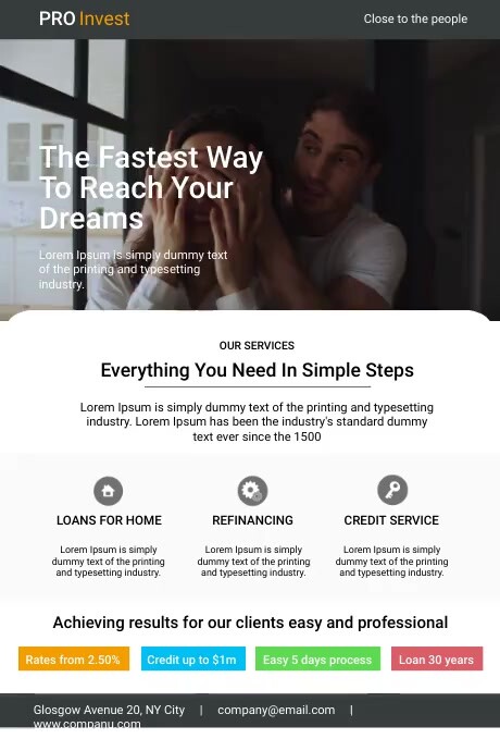 Finance Service Poster Template | PosterMyWall