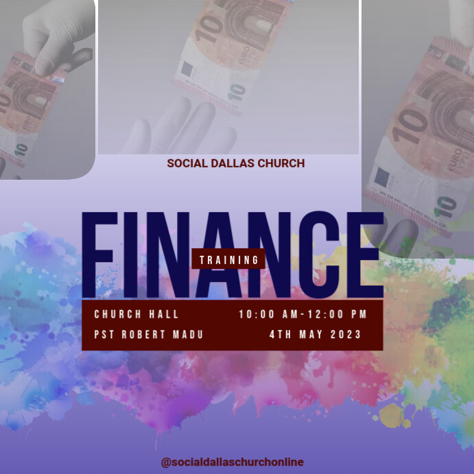 finance training Template | PosterMyWall