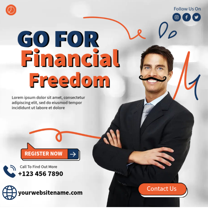 Financial Freedom Template | PosterMyWall