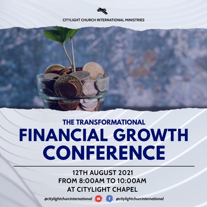 Folleto de Plantilla de Volante de Conferencia de Crecimiento ...