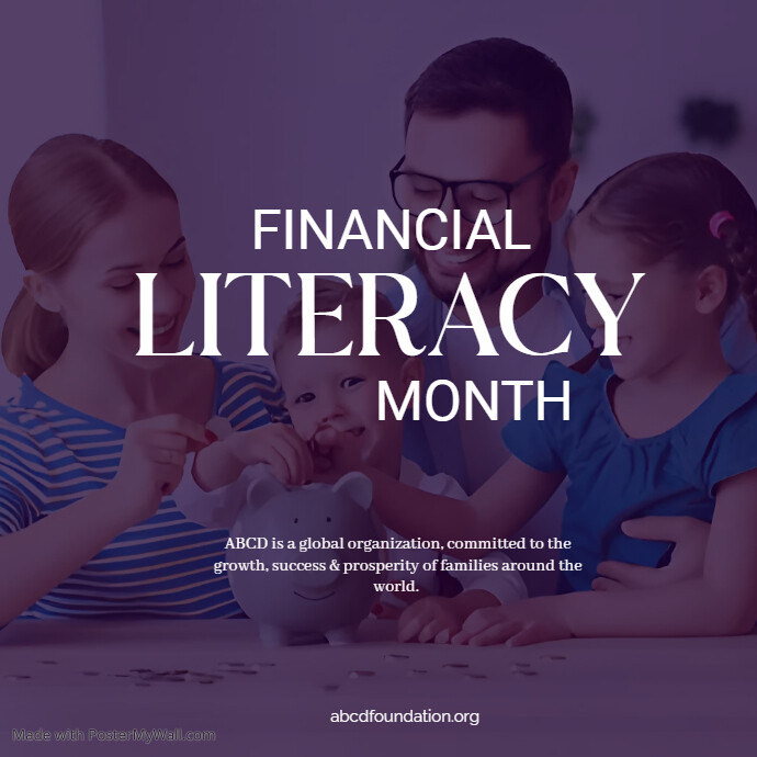 Financial Literacy Month Template | PosterMyWall
