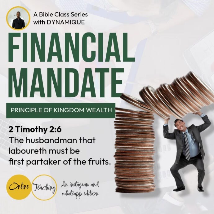 Financial Mandate Template | PosterMyWall