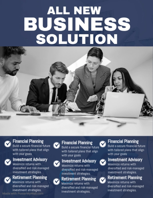 Financial Planning Template | PosterMyWall