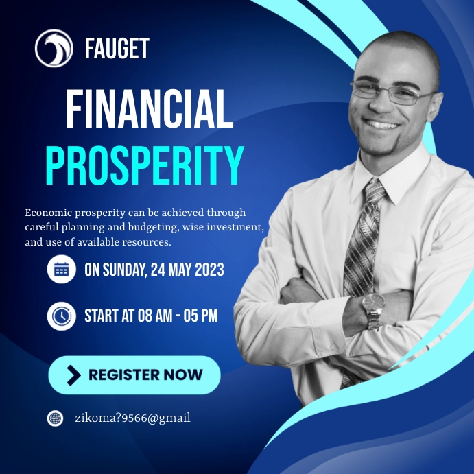 financial project Template | PosterMyWall