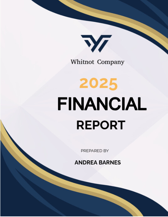 Copy of Financial report | PosterMyWall