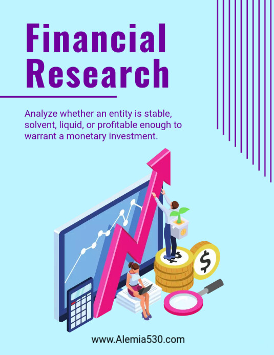 Copy of Financial Research Template | PosterMyWall