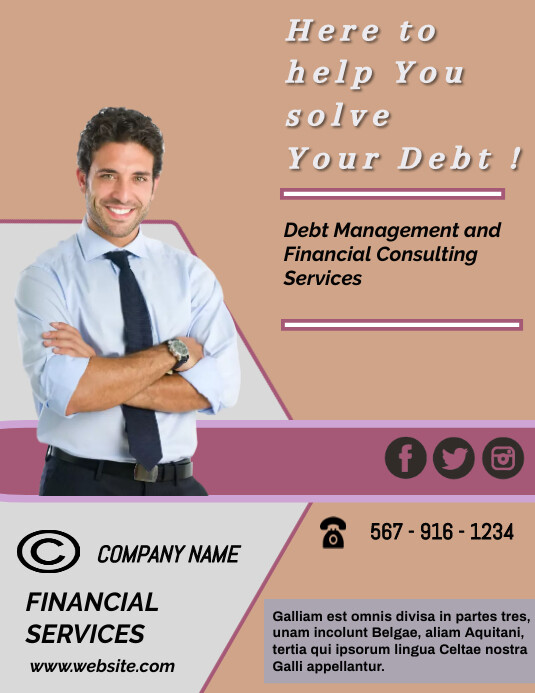 Financial Services Template | PosterMyWall