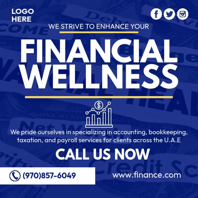 Copy of Financial Wellness | PosterMyWall