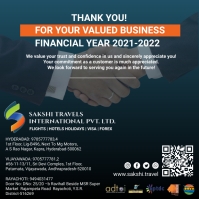 Financial year Template | PosterMyWall