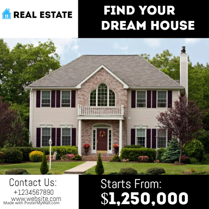 Copy of Find Your Dream House video ad | PosterMyWall