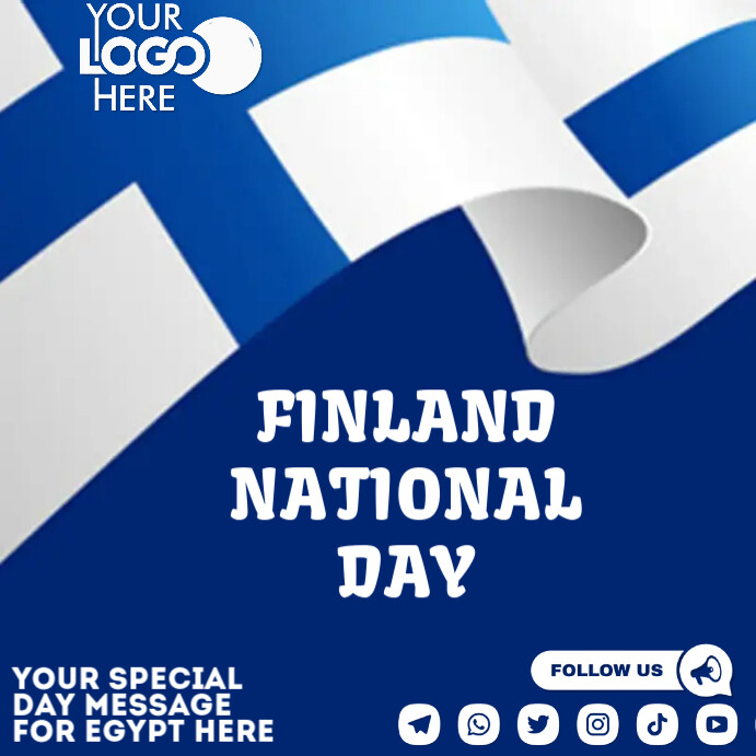 finland national day Template | PosterMyWall