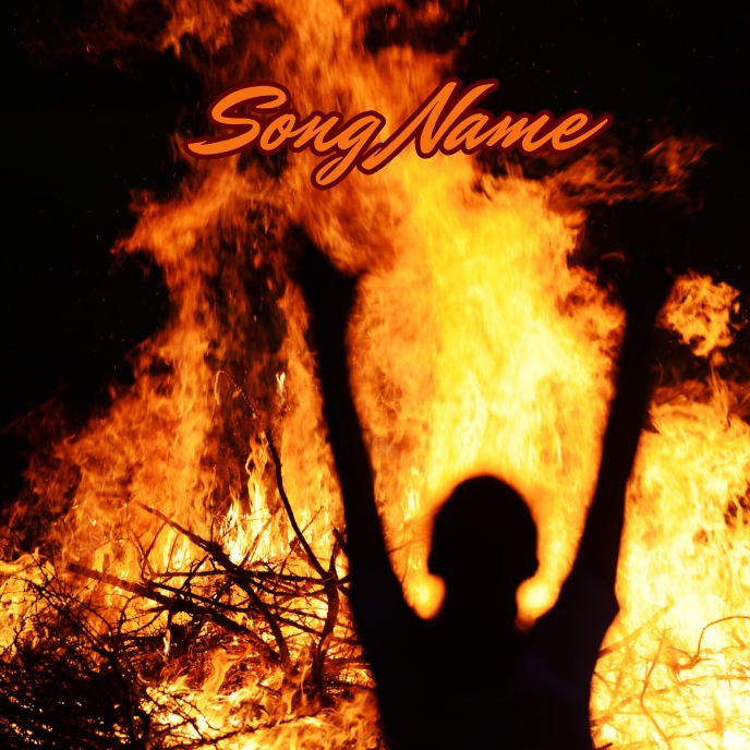 Fire album cover Template | PosterMyWall