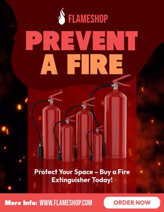 Copy of Fire Extinguisher Ads | PosterMyWall