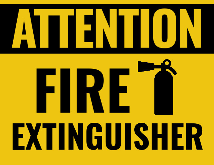 Fire Extinguisher Template | PosterMyWall