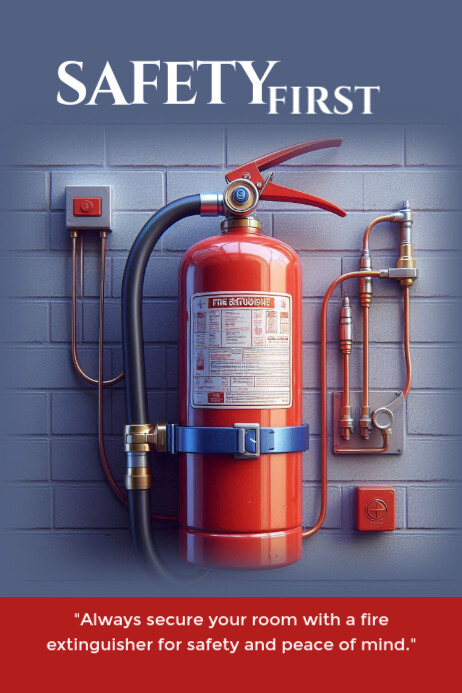 Fire extinguisher Template | PosterMyWall