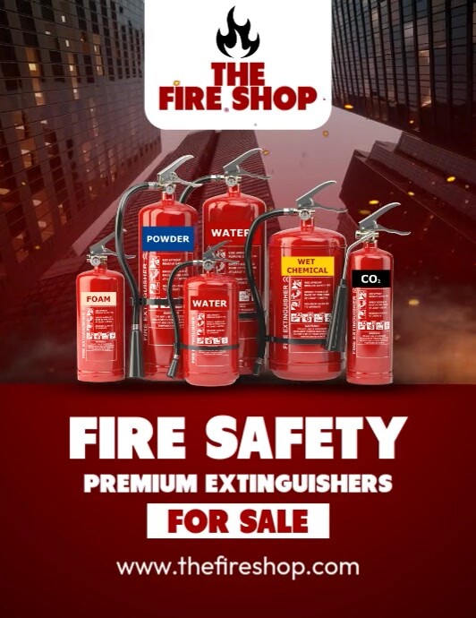 Fire Extinguisher Sale Template | PosterMyWall