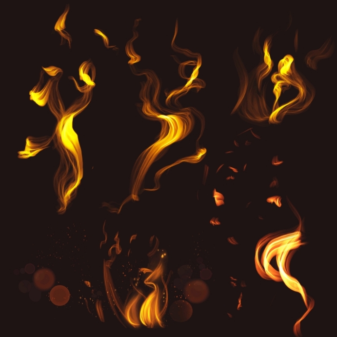 Copy of Fire flame background design flyer | PosterMyWall