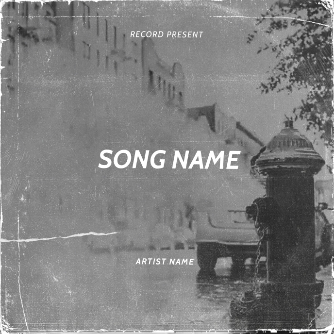 fire hydrants NYC album cover design template | PosterMyWall