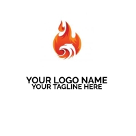 Fire vector logo Template | PosterMyWall