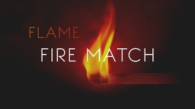 Flame Fire Lava Youtube Thumbnail Template | PosterMyWall