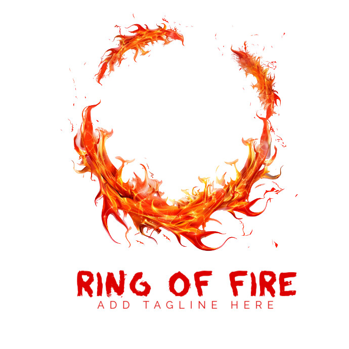Fire ring logo Template | PosterMyWall